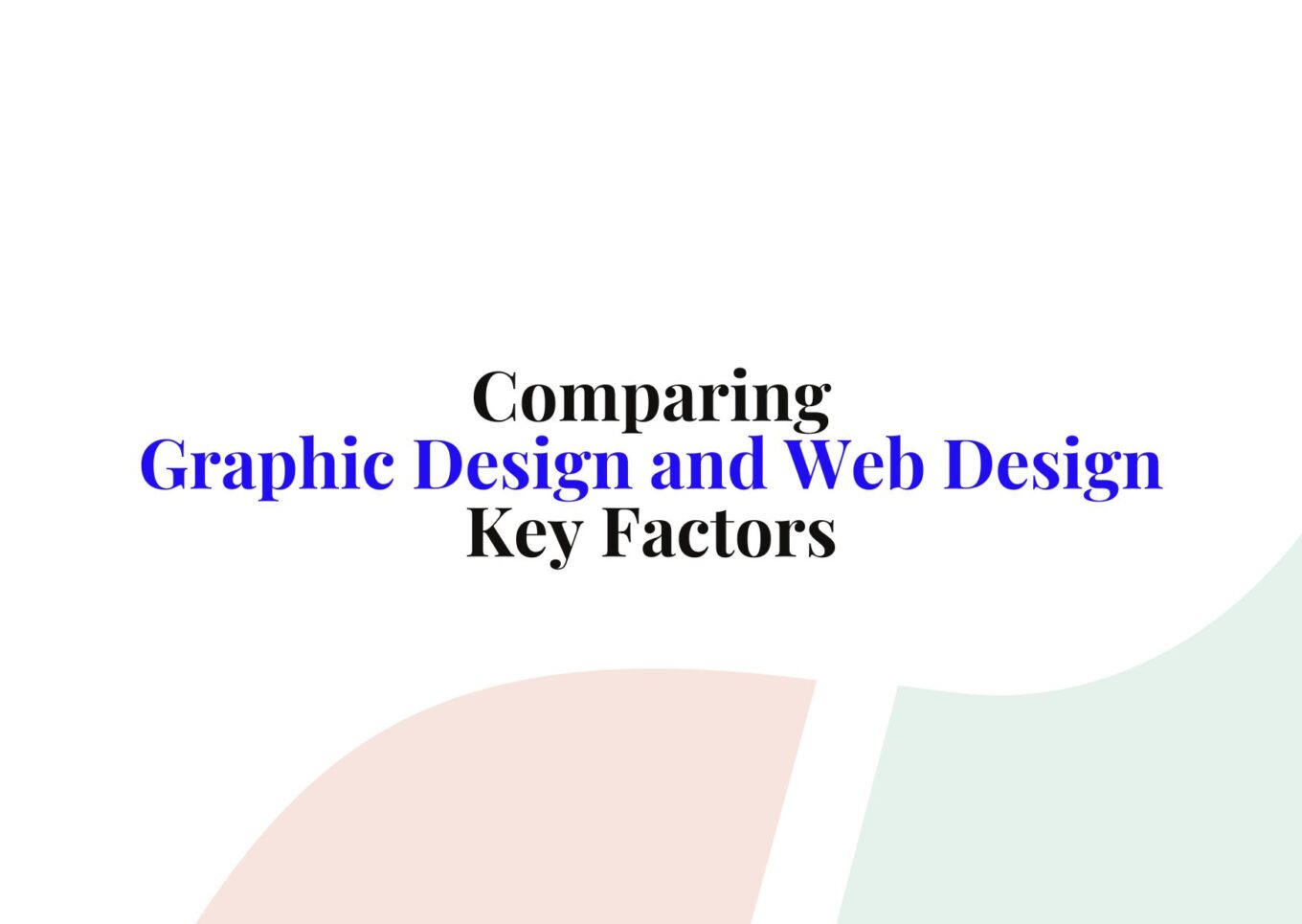 The Importance of Graphic Design - Crucial to your Marketing