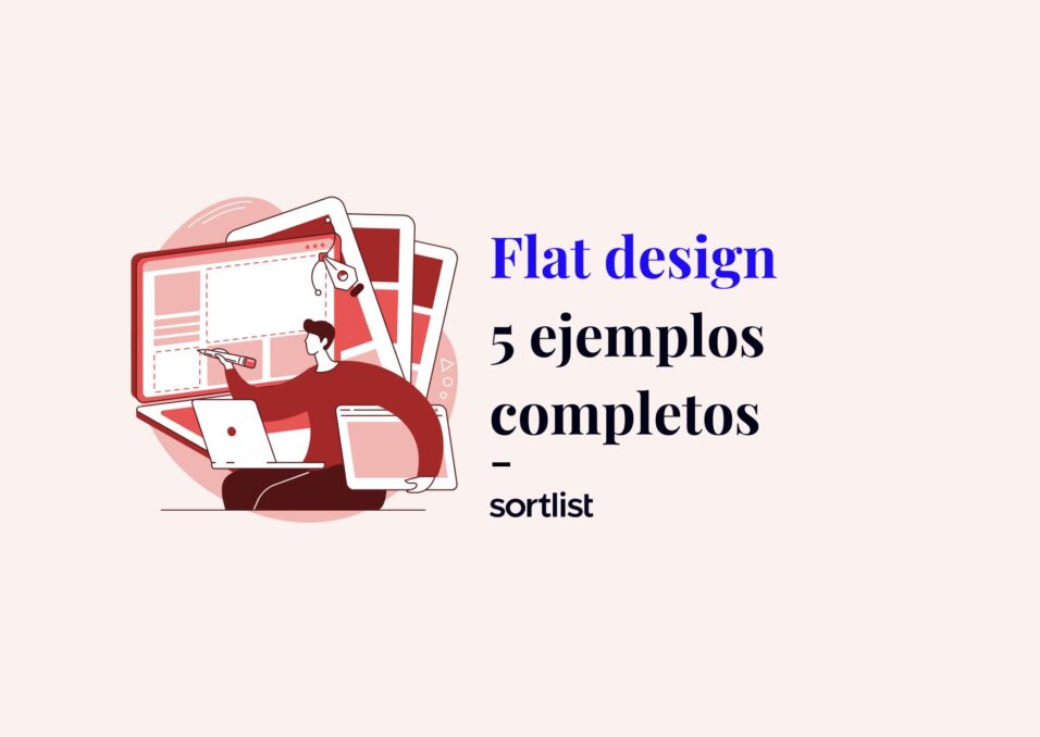 Todo sobre el flat design con 5 ejemplos en concreto
