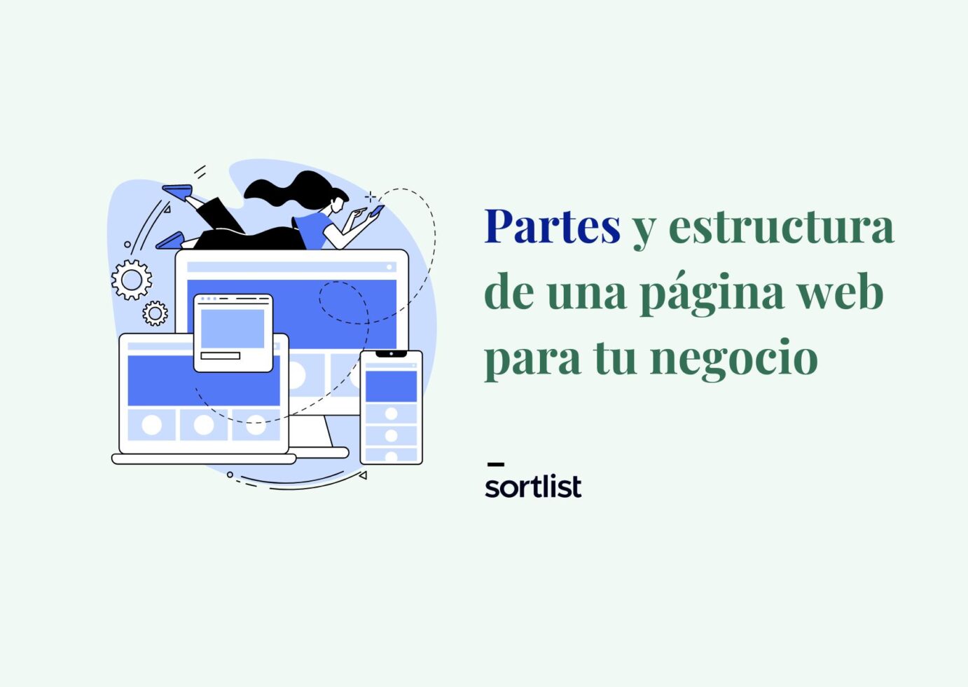 Partes y estructura de una página web para tu negocio